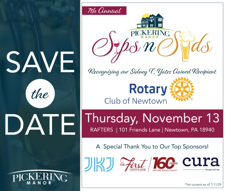 Corporate Partners & Business Gifts to Pickering Manor Bucks County